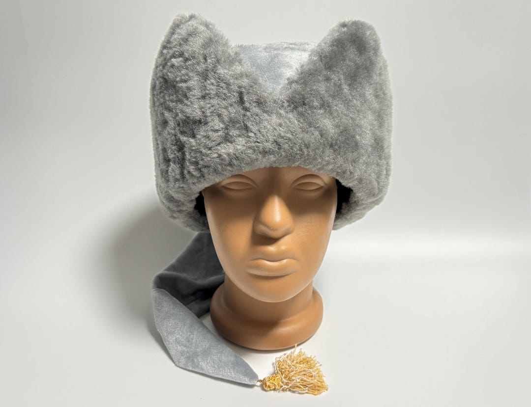 Cossack Hat Papakha Kubanka, Soviet Army Uniform, Sheepskin Fur, Winter ...
