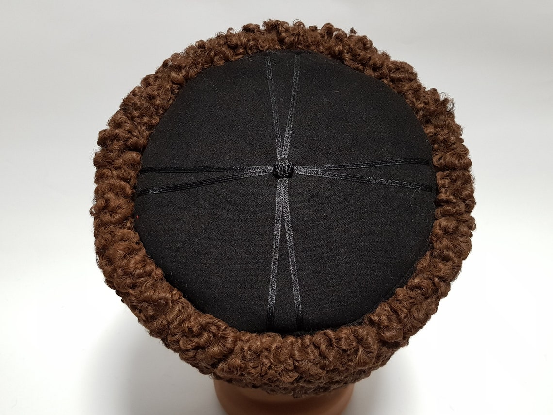 Military Hat Papakha Kubanka Cossack Hat Natural Karakul Astrakhan Fur ...