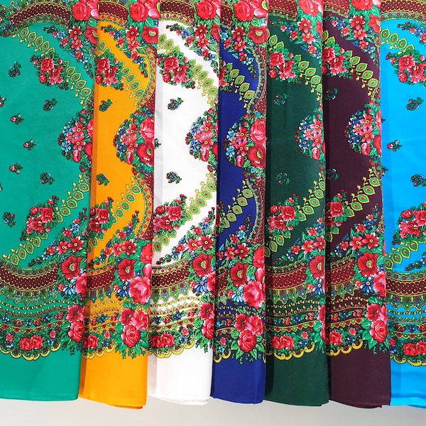 Babushka Scarf - Etsy