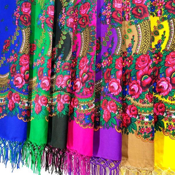 Babushka Scarf - Etsy