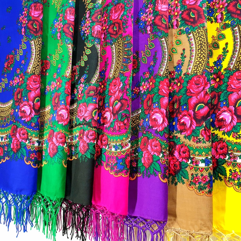 Babushka Scarf - Etsy