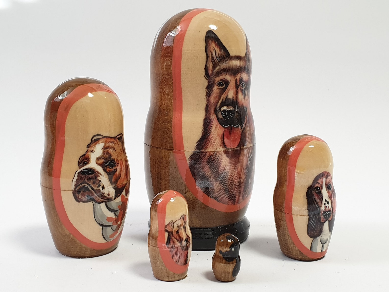 Dogs Custom Nesting Dolls Matryoshka Animals Babushka Doll - Etsy