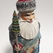 Hand Painted Santa Figure Hand Carved Wooden Santa Claus - Etsy