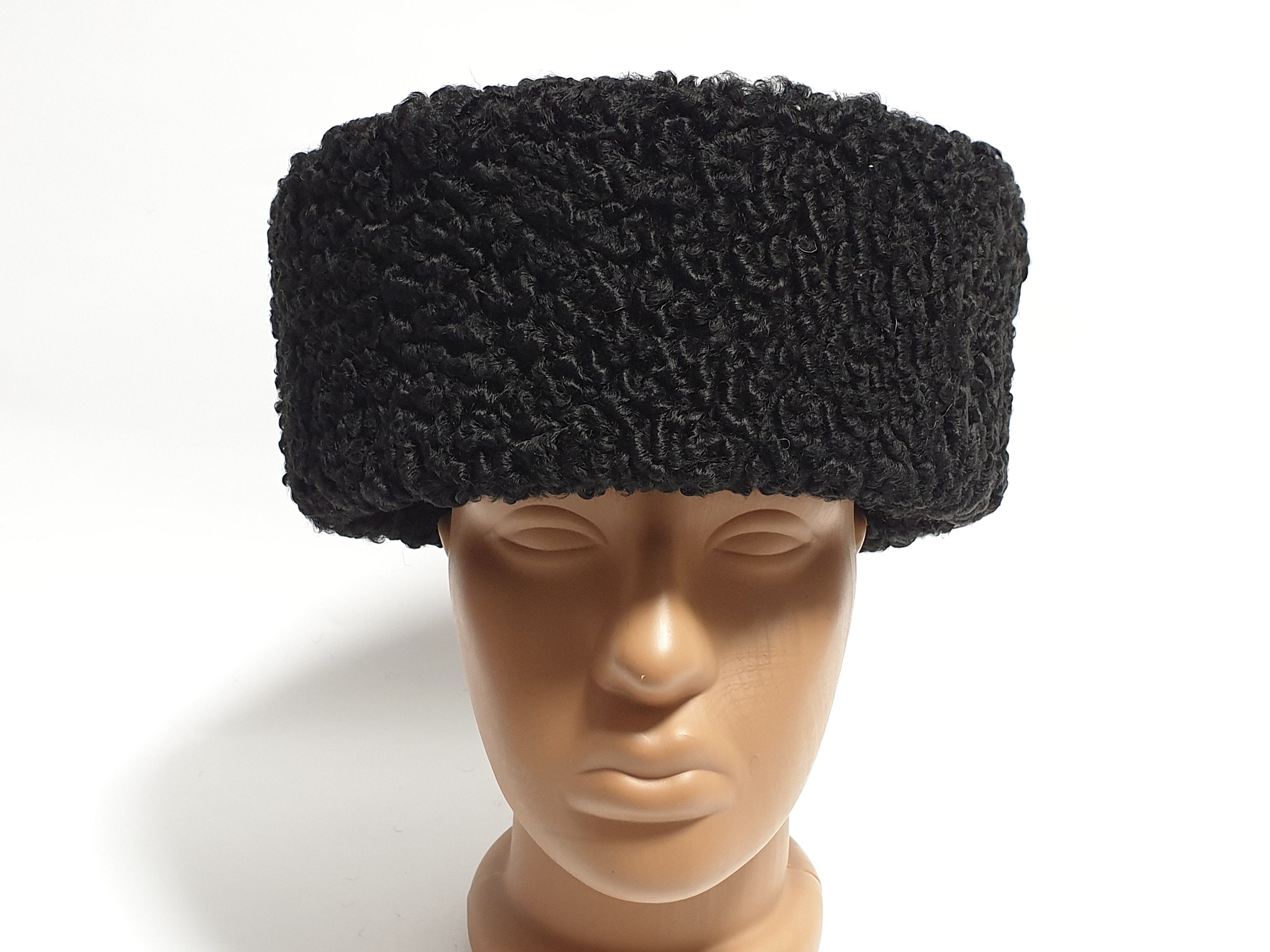Papakha Kubanka, Hat Soviet Uniform USSR, Real Fur Hat Astrakhan ...
