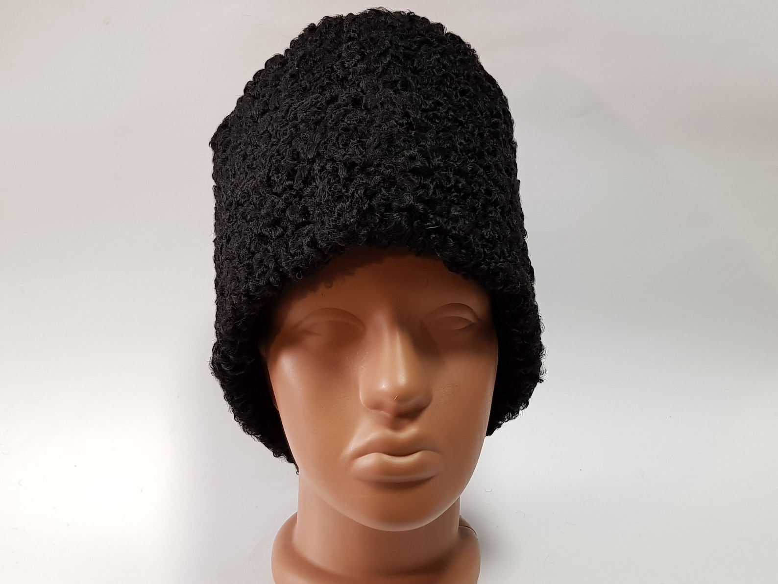 Winter Cap Cossack Hat Papakha Genuine Black Astrakhan Fur - Etsy