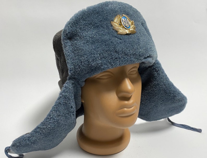 Ukrainian Ushanka Trapper Hat, Winter Ear Flap Hat, Faux Fur Hat ...