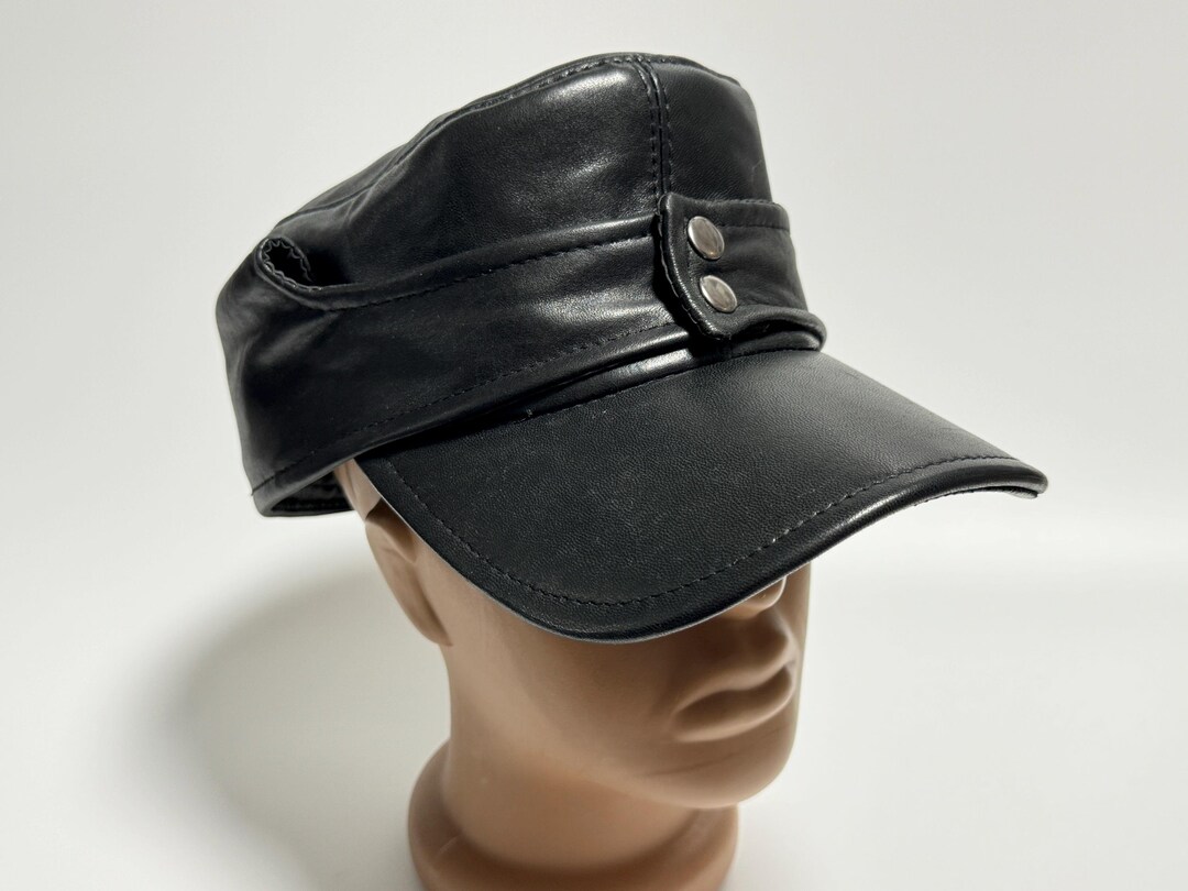 German Military Cap, Army Visor Cap, Austrian Uniform Hat With Ear ...