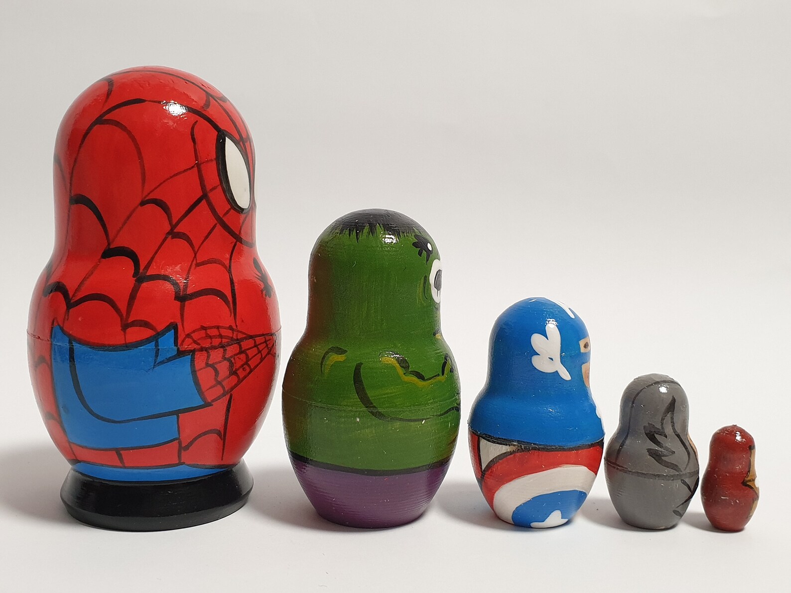 Nesting Dolls Wooden Stacking Dolls Matryoshka Babushka Doll 3.7 Inch ...