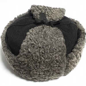 Russian Hat Soviet Ushanka Trapper Hat Astrakhan Karakul Fur - Etsy