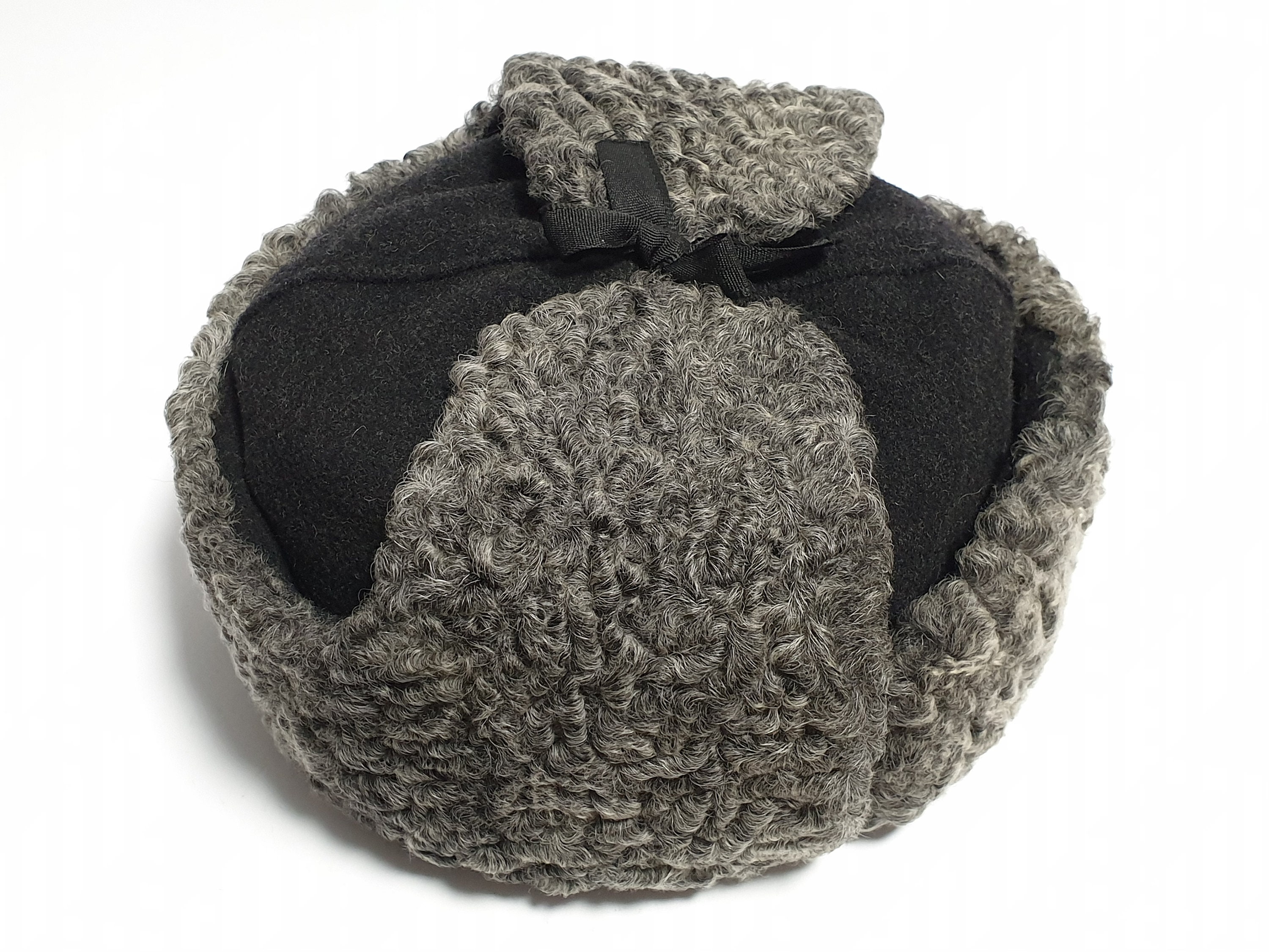 Russian Hat Soviet Ushanka Trapper Hat Astrakhan Karakul Fur - Etsy