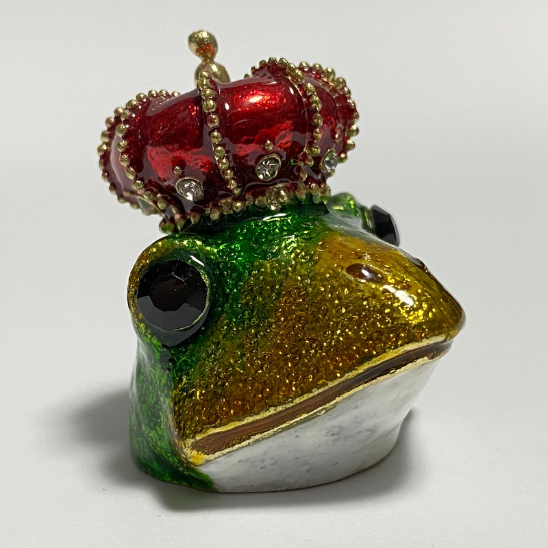 Frog With Crown - Etsy