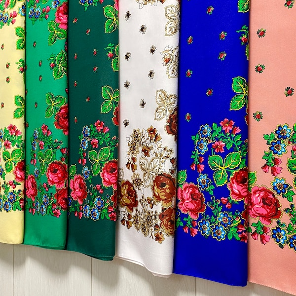 Babushka Scarf - Etsy