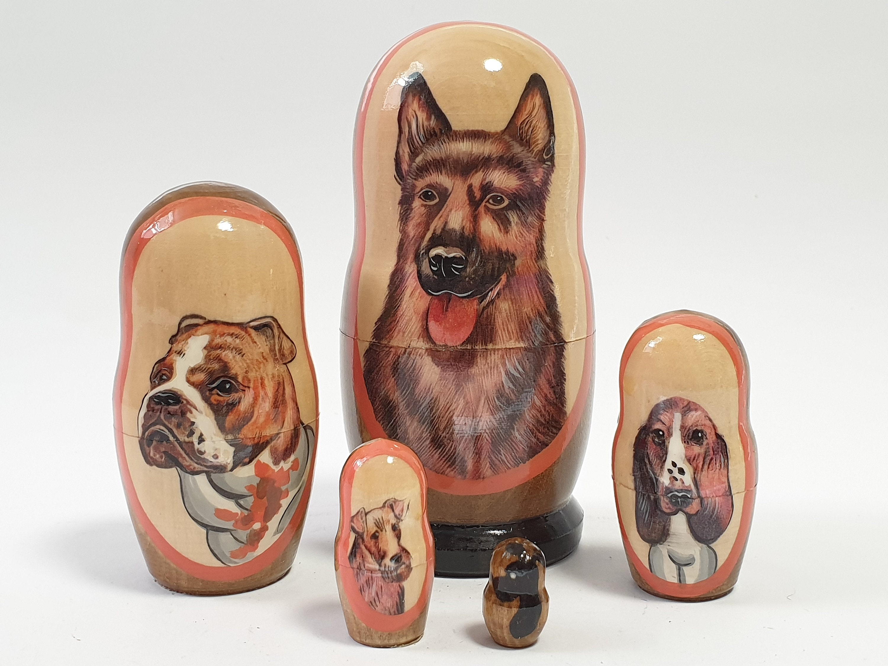 Dogs Custom Nesting Dolls Matryoshka Animals Babushka Doll - Etsy