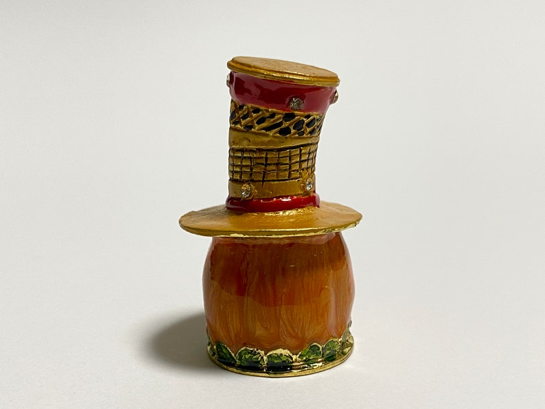 Collectible Thimble, Enamel Metal Thimble With Swarovski Crystals ...