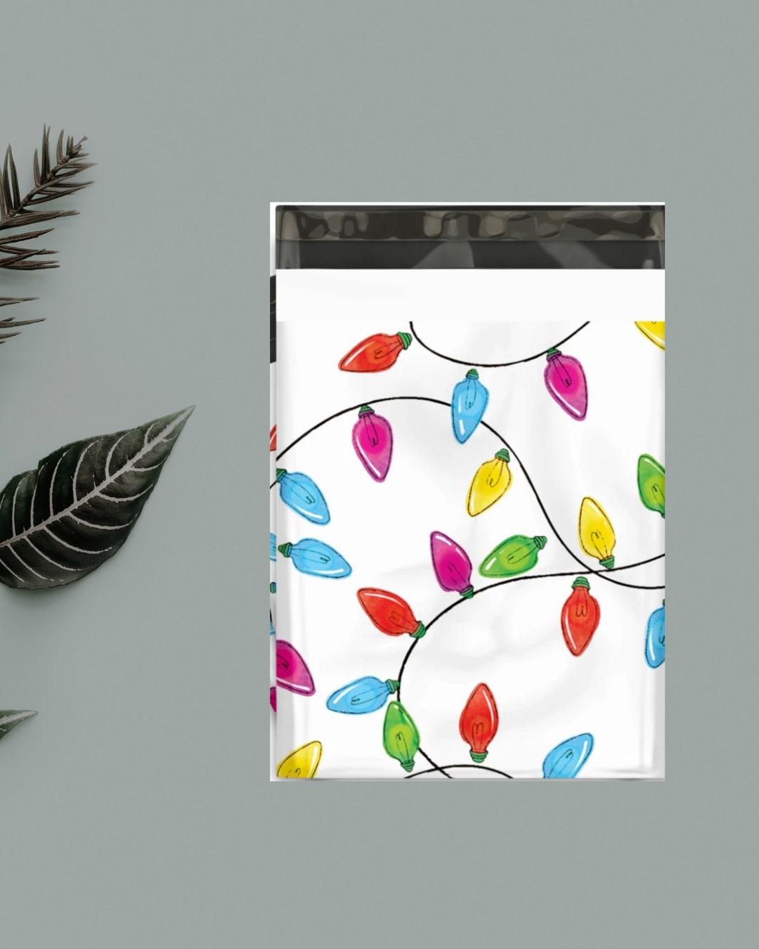 10 X 13 Christmas Lights Poly Mailer (pack of 10) - Etsy