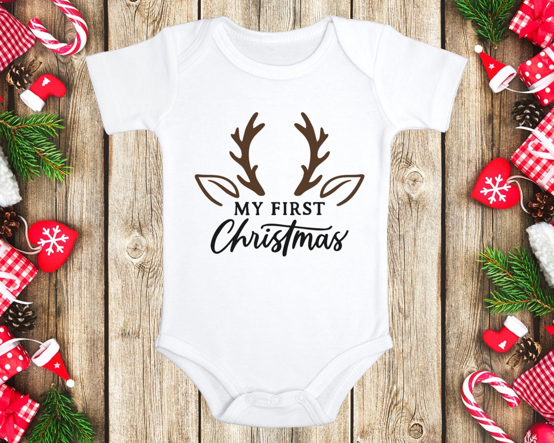 My First Christmas Babies 1st Christmas Reindeer Baby - Etsy