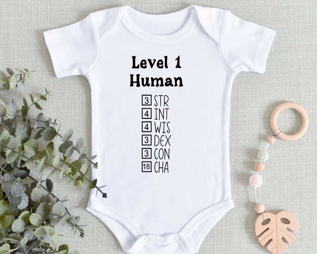 Level 1 Human Character Creation Stats Dungeons & Dragons DND Baby ...