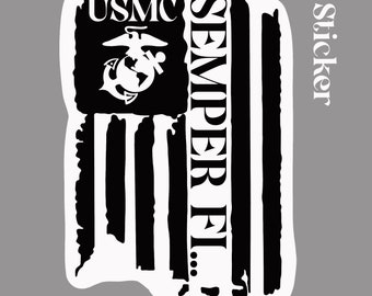 Semper Fi Sticker - Etsy