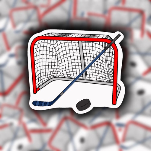 Custom Hockey Sticker Vinyl Waterproof Custom Hockey Number - Etsy