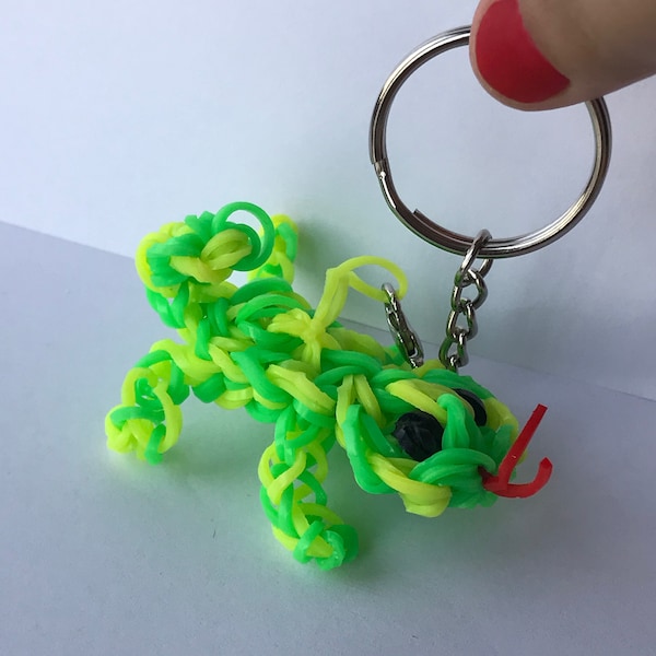 Loom Band Keyring - Etsy UK