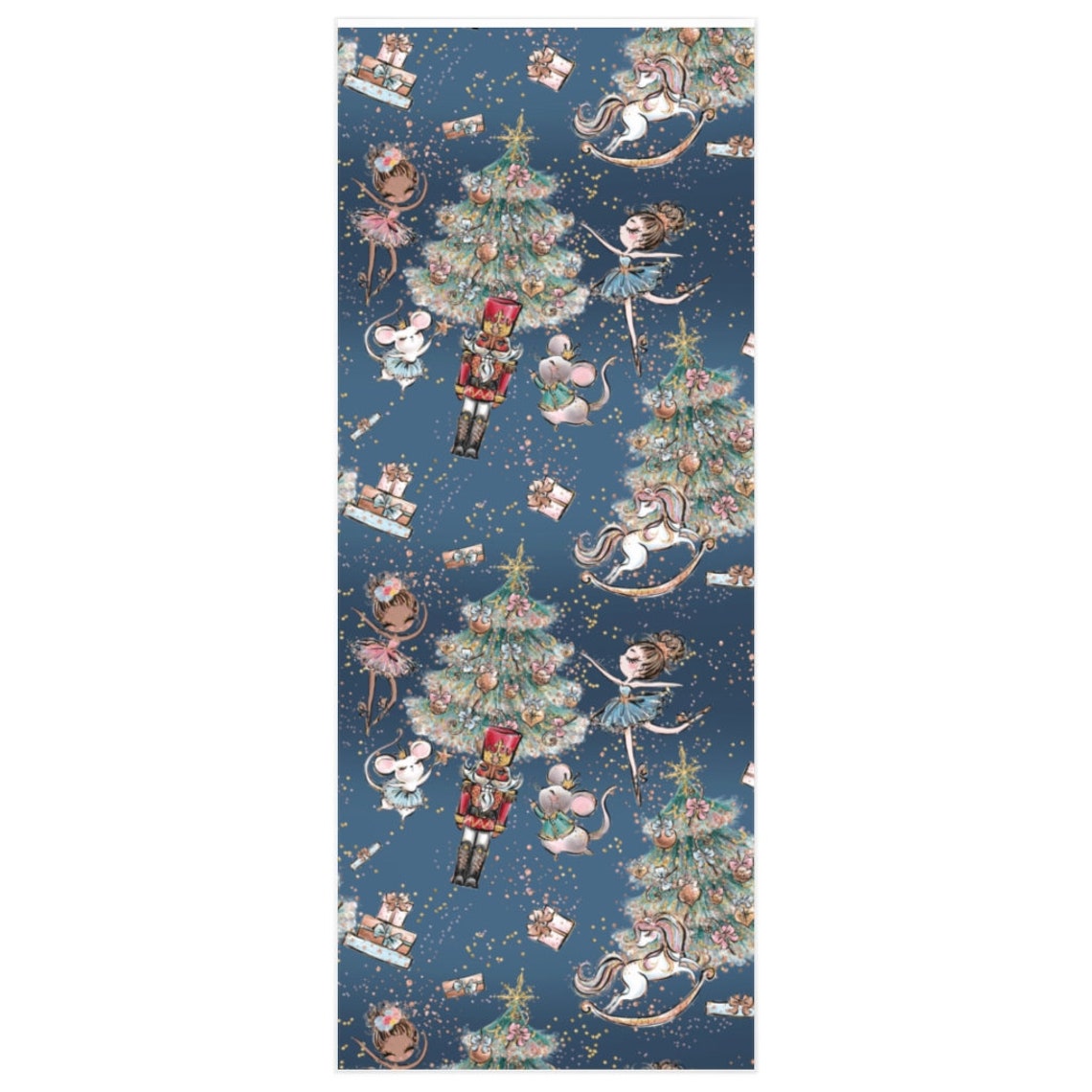 Nutcracker Wrapping Paper, Christmas Paper, Nutcracker Ballerina ...