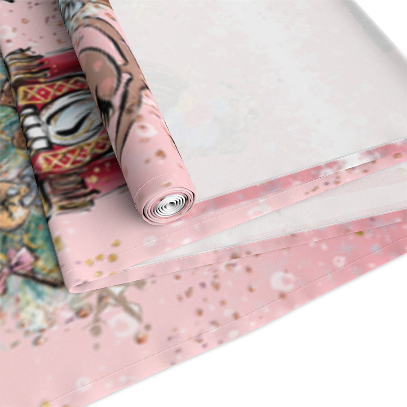 Nutcracker Ballerina Pink Table Runner Ballerina Christmas - Etsy