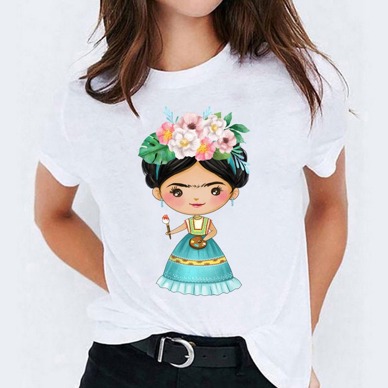 Frida Kahlo, Frida Khalo Tshirt, Frida Kahlo Cute Shirt, Frida Kahlo ...