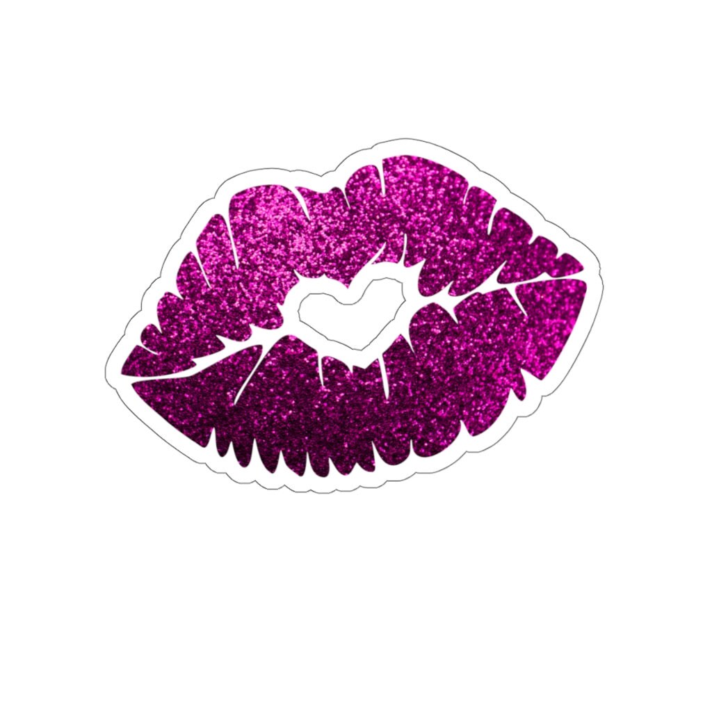 Lips Sticker | Pink Lips Sticker | Lips | Laptop stickers | Stickers ...
