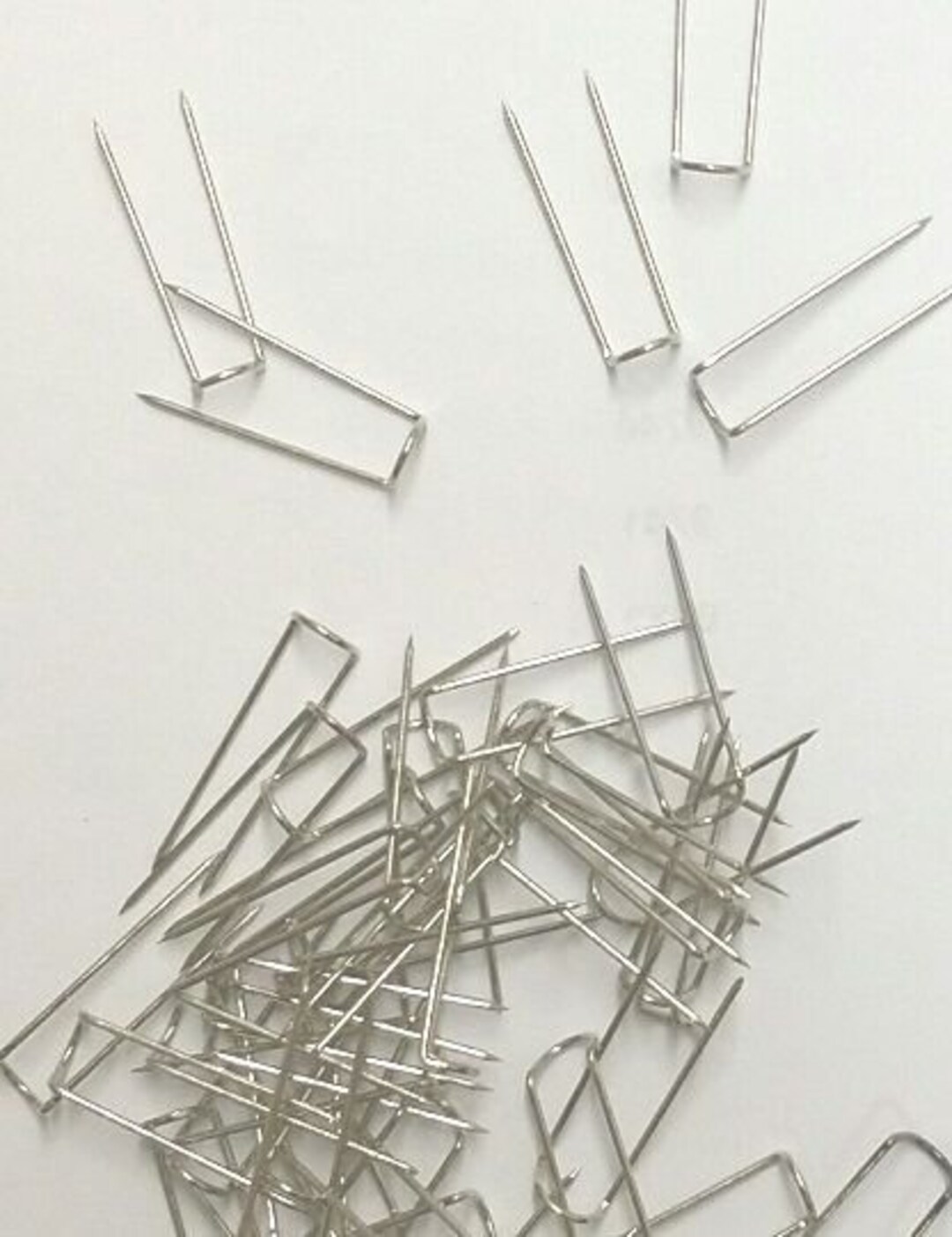 200 Pcs Jewelry U-PINS for Pads. Silver Tone Jewelry Display U Pins - Etsy