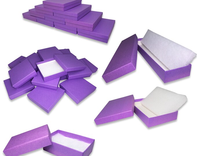 Purple Wedding Favors Boxes for Guests Elegant Bonbonniere Custom ...