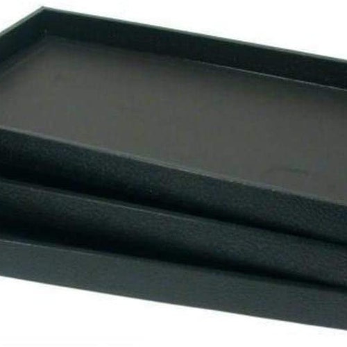 3 White Plastic Full-size Stackable Storage Trays Case - Etsy