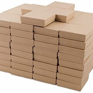 888 Display Case of 100 Boxes of 5 Popular Sizes Kraft Brown Matte ...