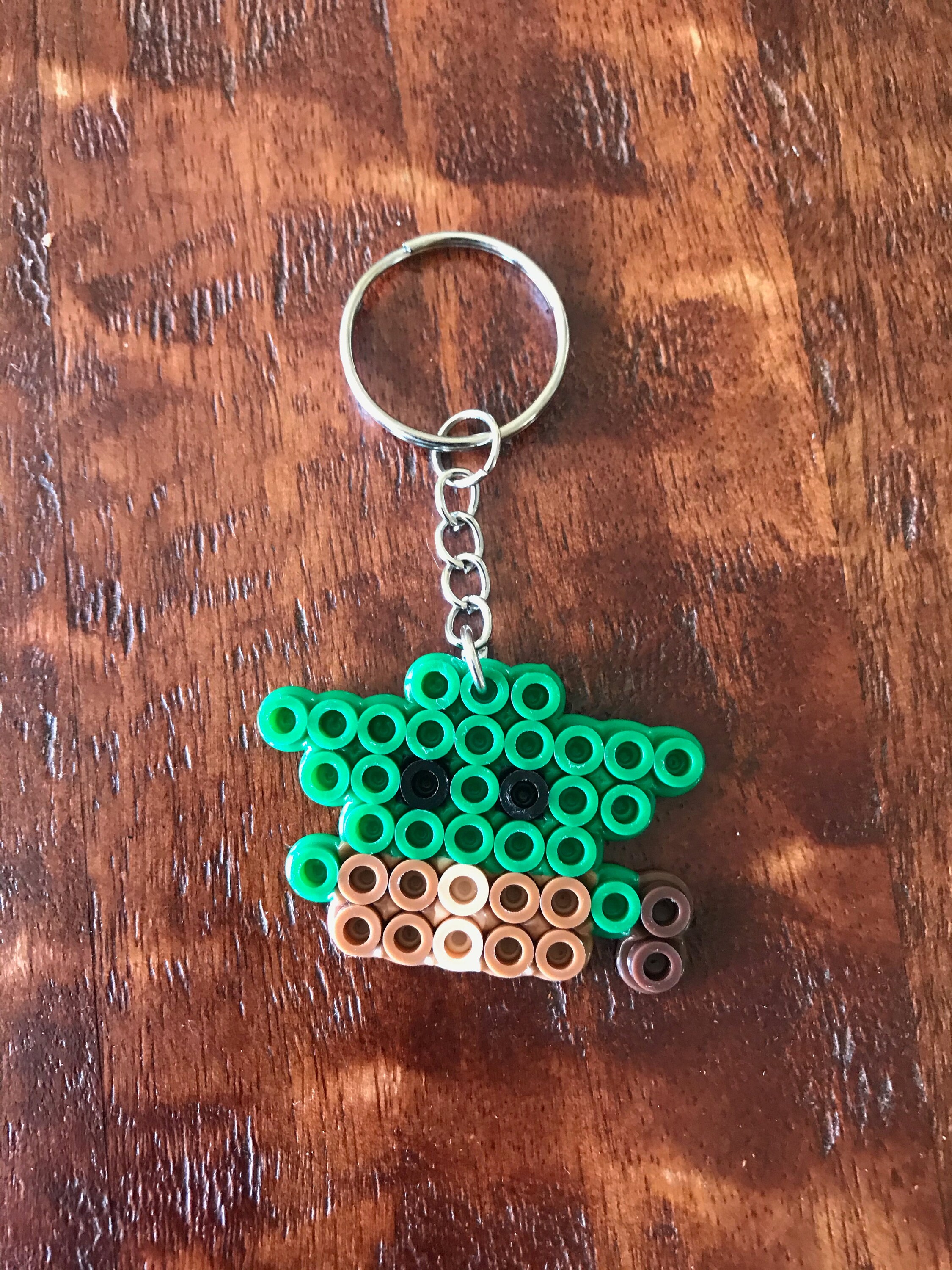 Mini Master Jedi Yoda Perler Bead Key Chain | Etsy