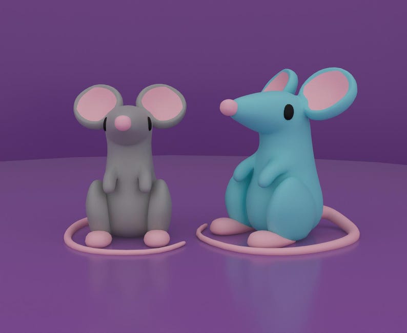 Mouse, STL 3D Print File - Digital Download - Etsy Australia