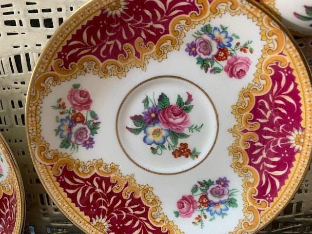 Old Royal China Pattern 2877 Set of Two Cups and Saucers - Etsy