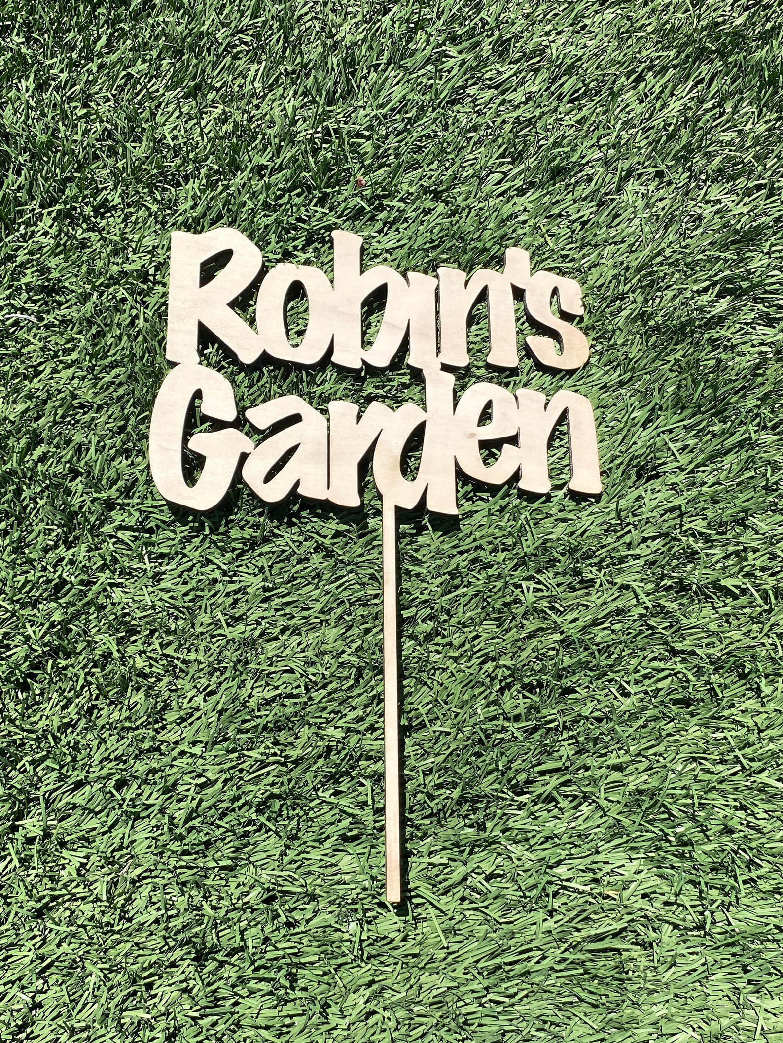 Custom Garden Sign Planter Box Sign Wood Marker Garden - Etsy