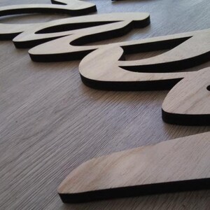 Custom Three Line Sign, Wood Sign, Personalized Name Sign, Bedroom Sign ...