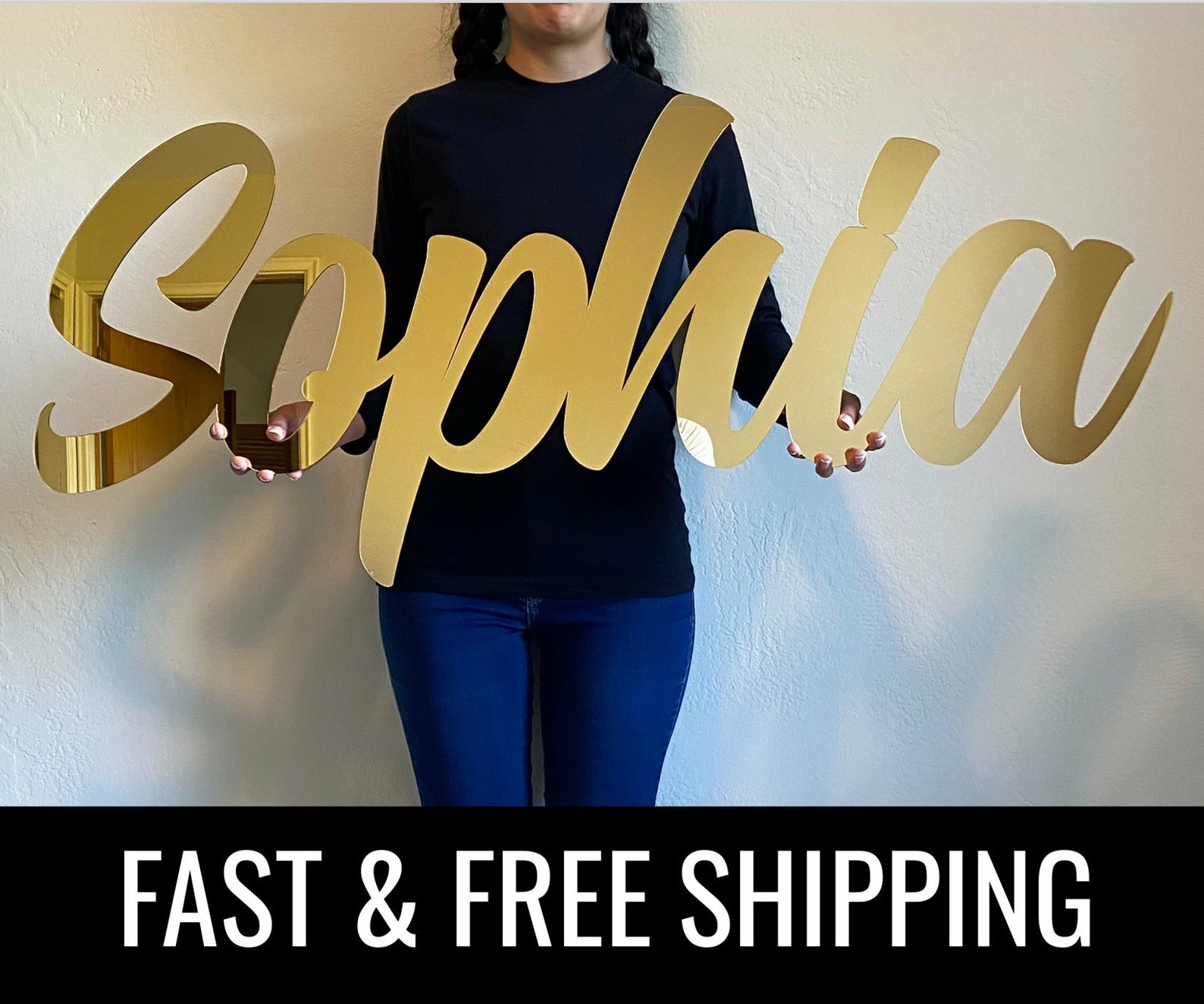 Custom Acrylic Name Sign, Personalized Color and Font, Wedding Sign ...