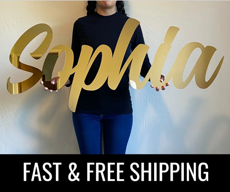 Custom Acrylic Name Sign Personalized Color and Font Wedding - Etsy