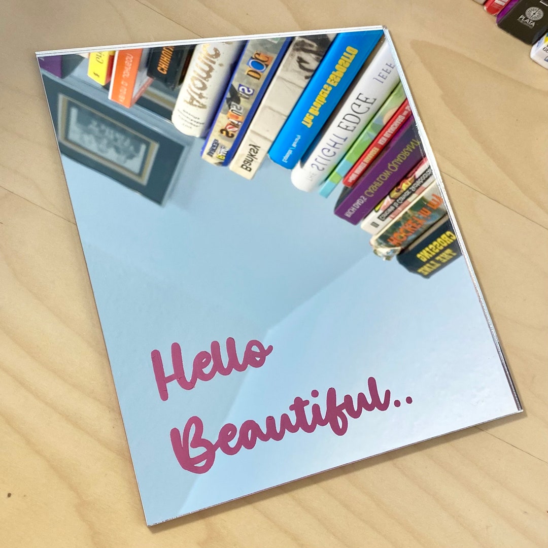 Personalized Mirror, Wall Decor, Custom Makeup Mirror, Funky, Salon ...