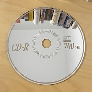 CD Mirror, 90's Wall Art, Personalized Mirror, Mirrored Wall Decor ...