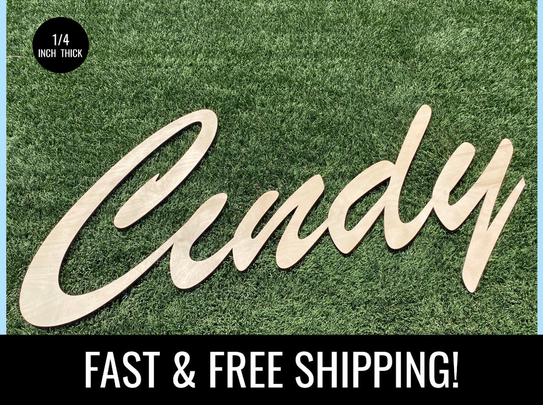 Name Cut Outs for Nursery, Name Sign, Nursery Decor, Nursery Sign ...