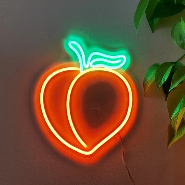 Neon Peach - Etsy