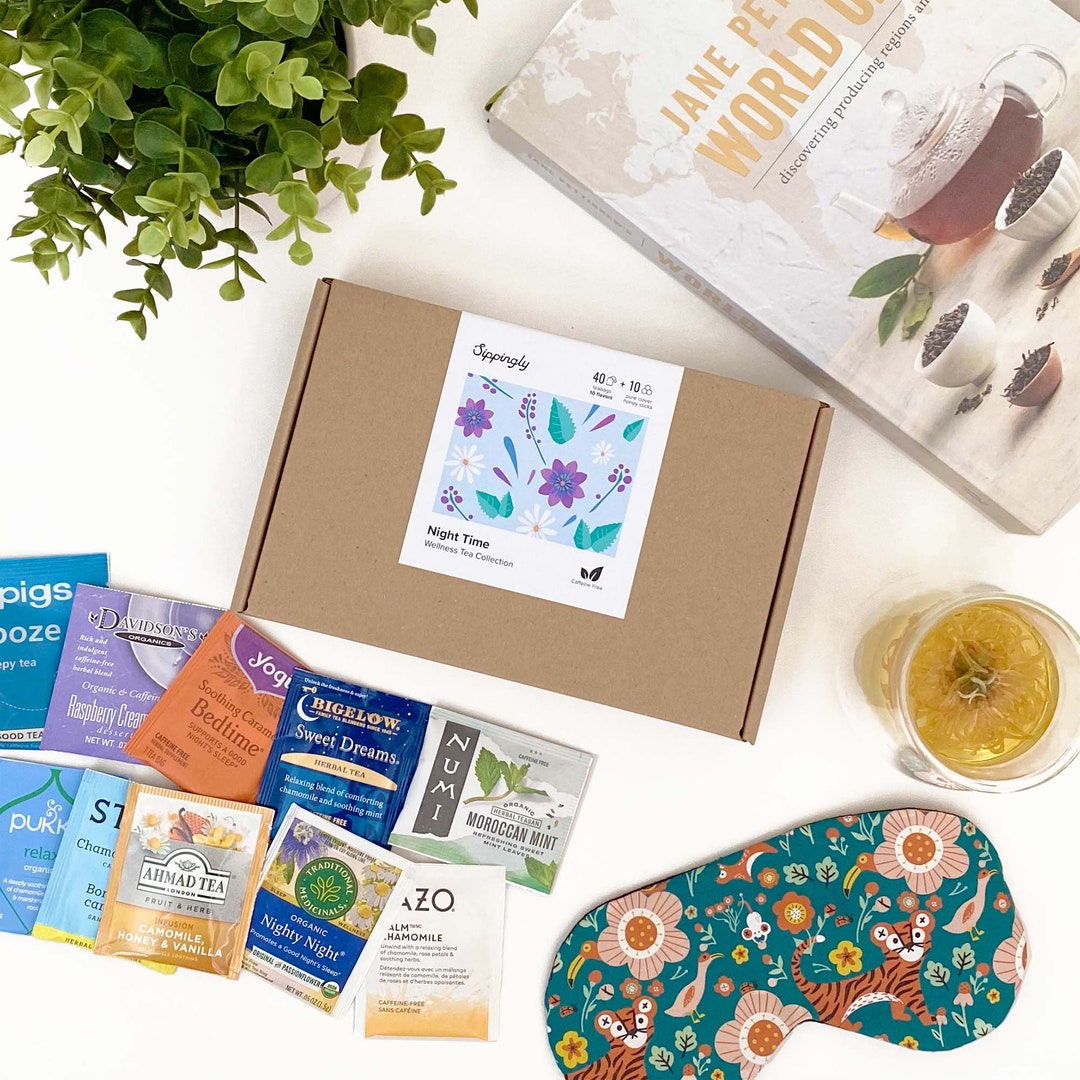 Night Calm Herbal Tea Samplers. 10 Variety. 40 Calming Tea Bags. Stress ...