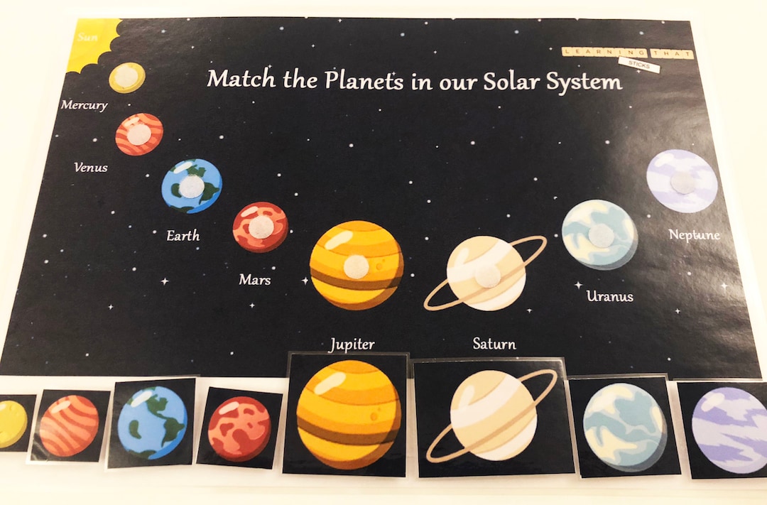 Planets Learning Sheet - Solar System / Activity / Busy Book / Toddler ...