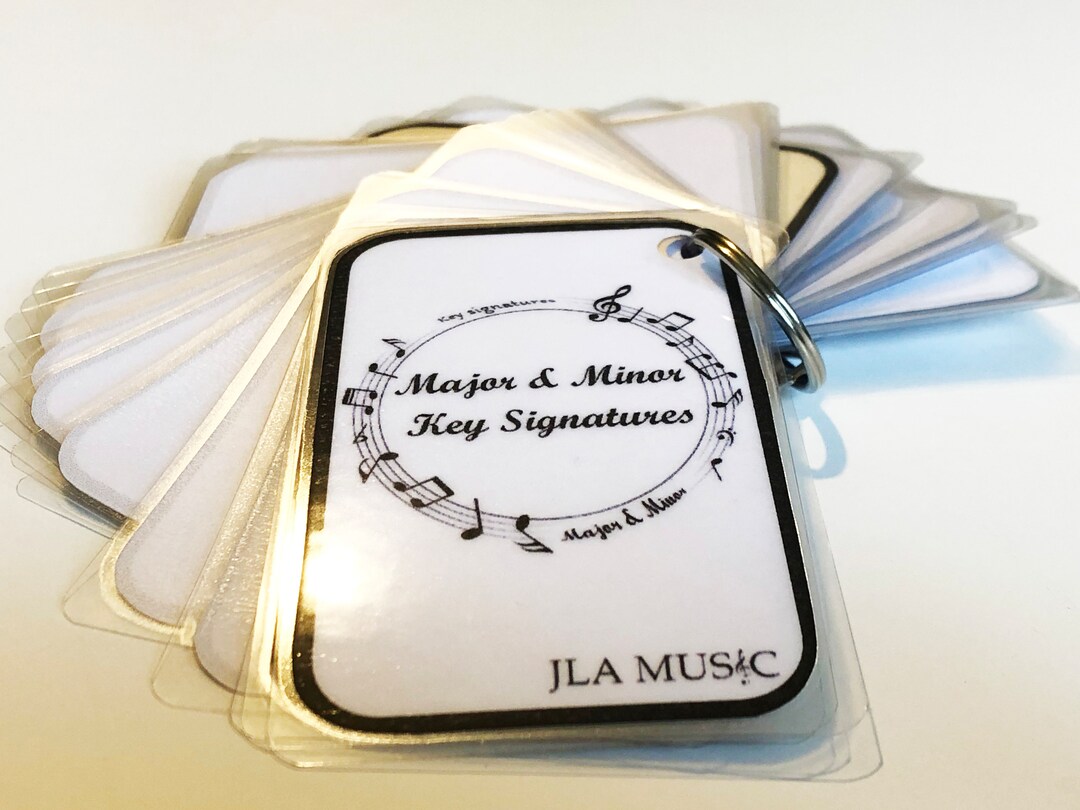 Major and Minor Key Signatures Keyring / Early Years / Toddler ...
