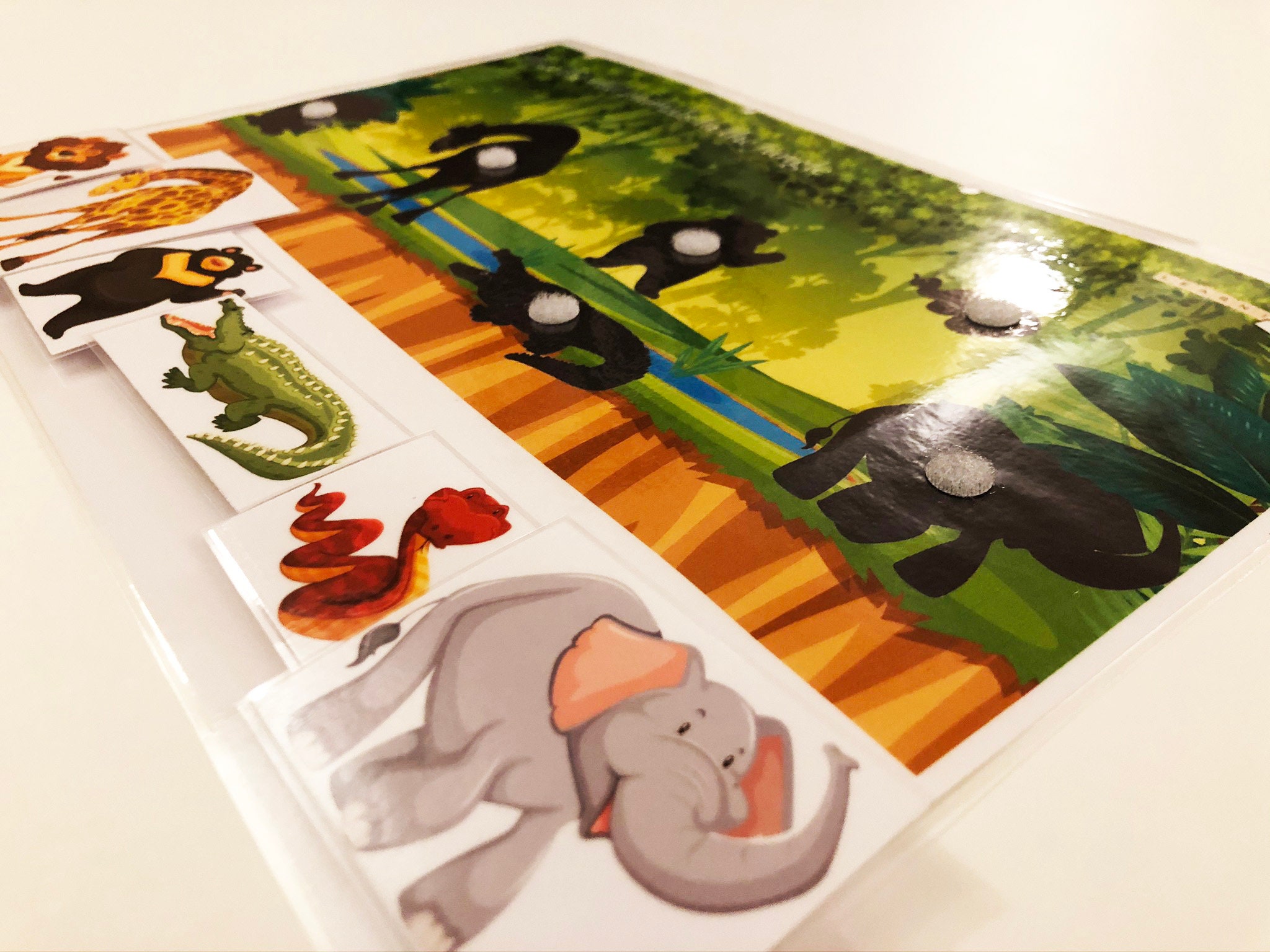 Digital Wild Animals Learning Sheet / Preschool / Toddler / EYFS ...