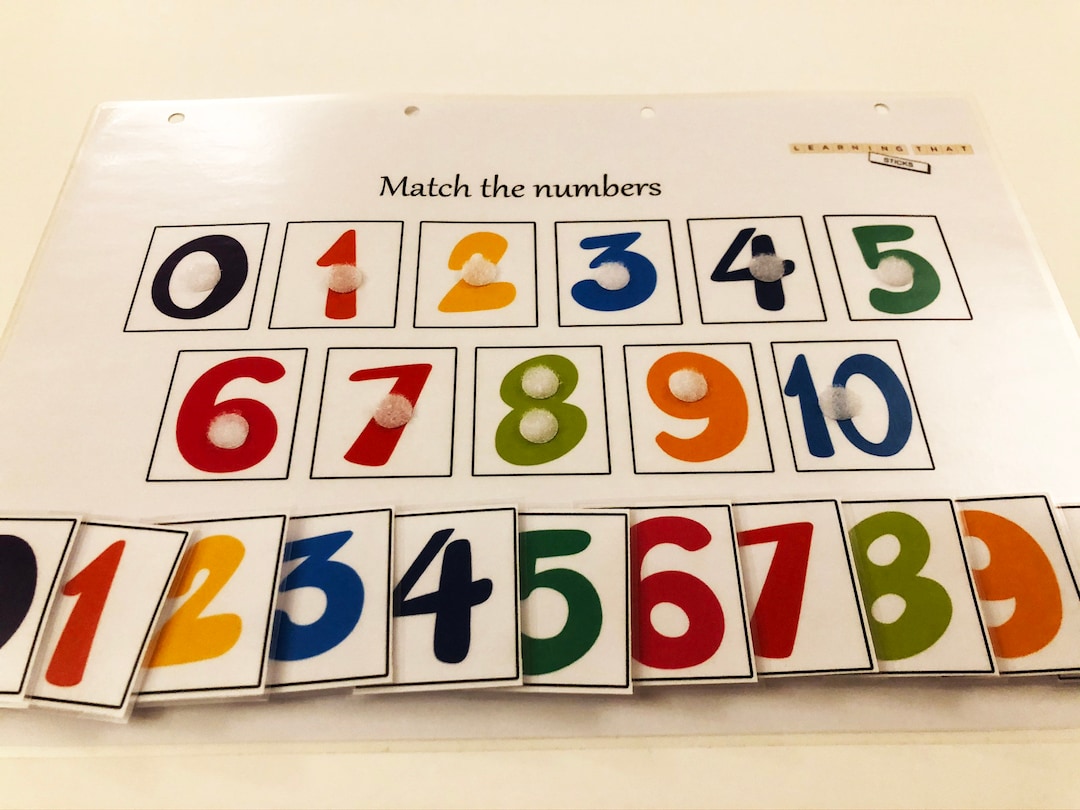 Digital Numbers 0-10 Learning Sheet / Preschool / Toddler / EYFS ...