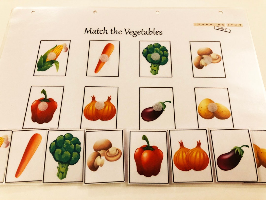 Digital Vegetables Learning Sheet / Preschool / Toddler / EYFS / Early ...