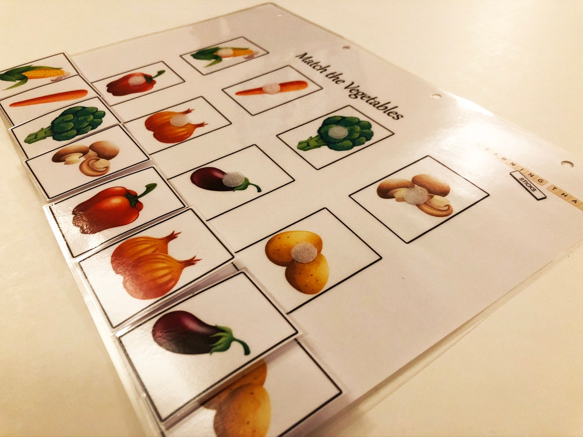 Digital Vegetables Learning Sheet / Preschool / Toddler / EYFS / Early ...